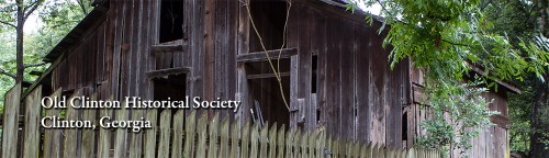 HomeOld Clinton Historical Society | Come visit historic Clinton, GA